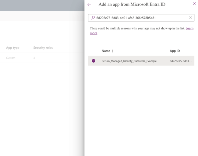 A Step-by-Step Guide to Connecting to Dataverse with Managed Identity